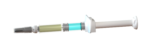 Companion Dual Chamber Reconstitution Syringe - Credence MedSystems, Inc.