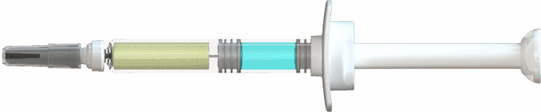 Companion Dual Chamber Reconstitution Syringe - Credence MedSystems, Inc.