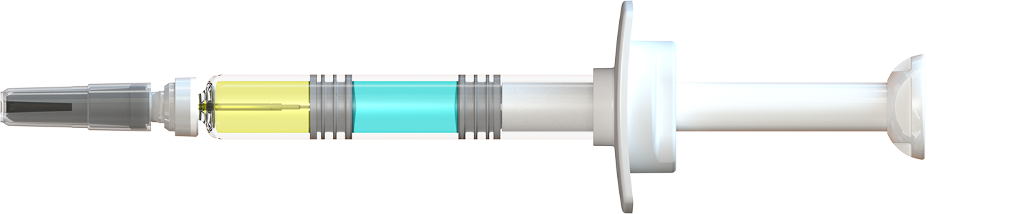 Companion Dual Chamber Reconstitution Syringe - Credence MedSystems, Inc.