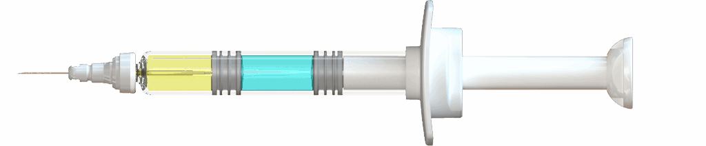 Companion Dual Chamber Reconstitution Syringe - Credence MedSystems, Inc.