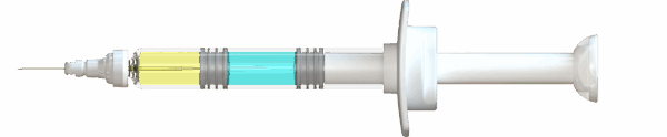 Companion Dual Chamber Reconstitution Syringe - Credence MedSystems, Inc.